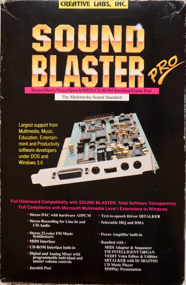 Creative Sound Blaster Pro 1 Classic Box (Front-English)