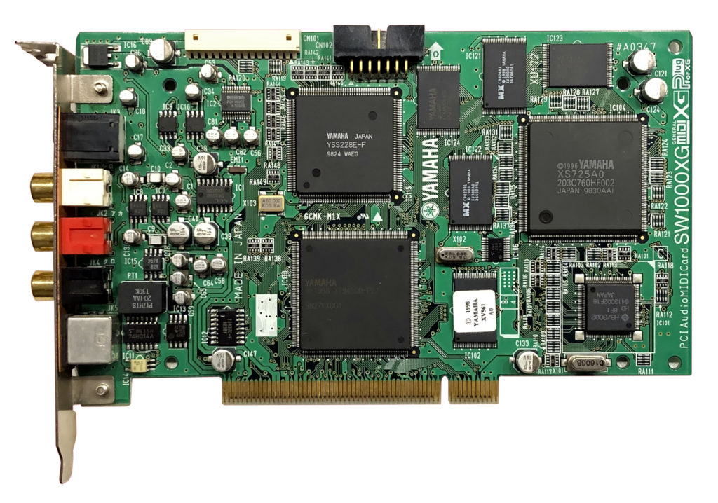 Yamaha SW1000XG PCI card - Front